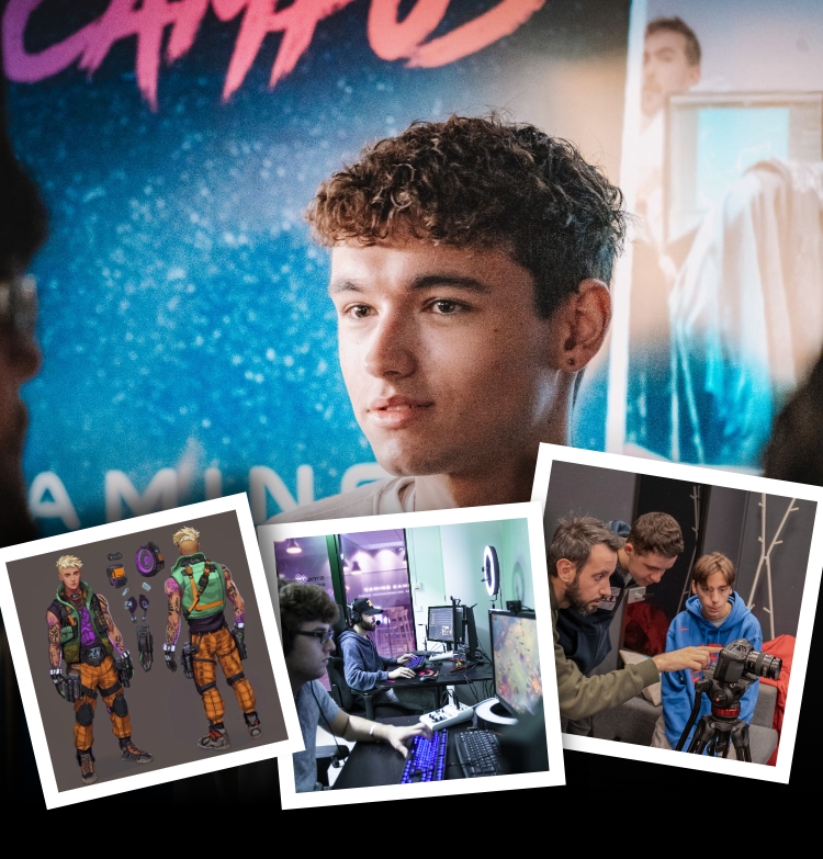 Stages jeux vidéo pour ado chez Gaming Campus